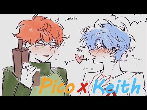FNF | Pico x Boyfriend | Pico x Keith (BF) KISS!!! | Friday night ...