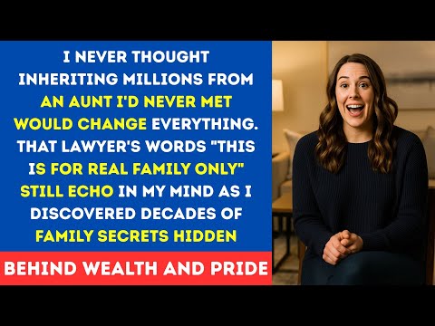 This Is for Real Family Only” — Then the Lawyer Read My Name as the Sole Beneficiary