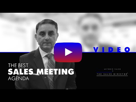 The Best Sales Meeting Agenda