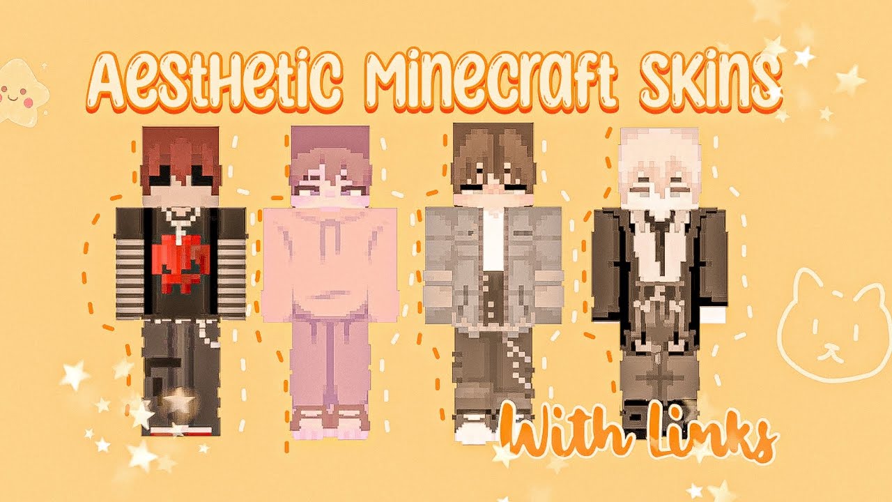 Aesthetic Minecraft Skins~ Male Edition~ With Links~ MCPE