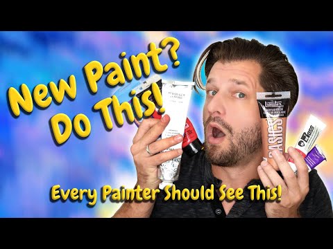 What All Artist Should Do When They Buy New Paints & Colors!