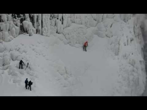 Will Gadd Dramatic Ice Descent at Niagara Falls | Dana Taha