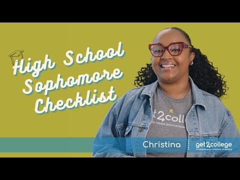 High School Sophomore Checklist for College