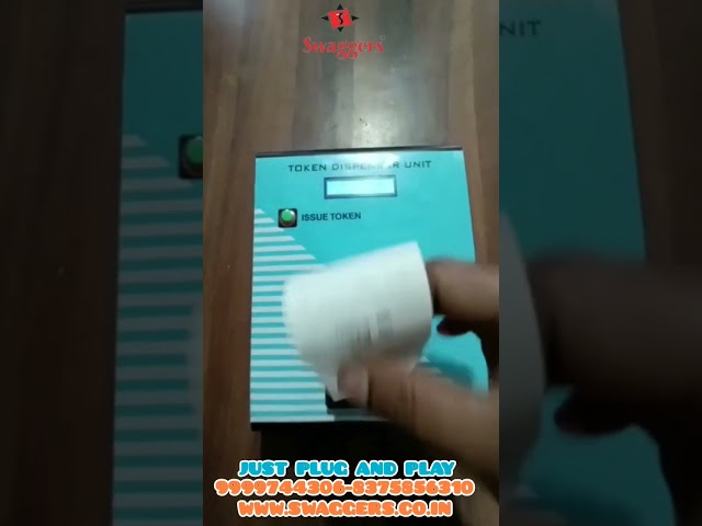 Token Dispenser Machine - Swaggers token dispenser Manufacturer from New Delhi