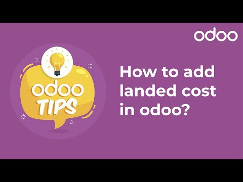 How to Add Landed Cost in Odoo?