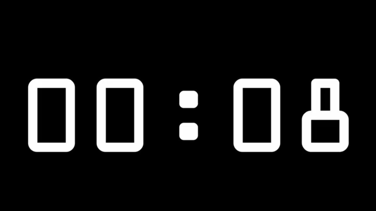 8 Second Timer with Alarm (Count Up Stopwatch)