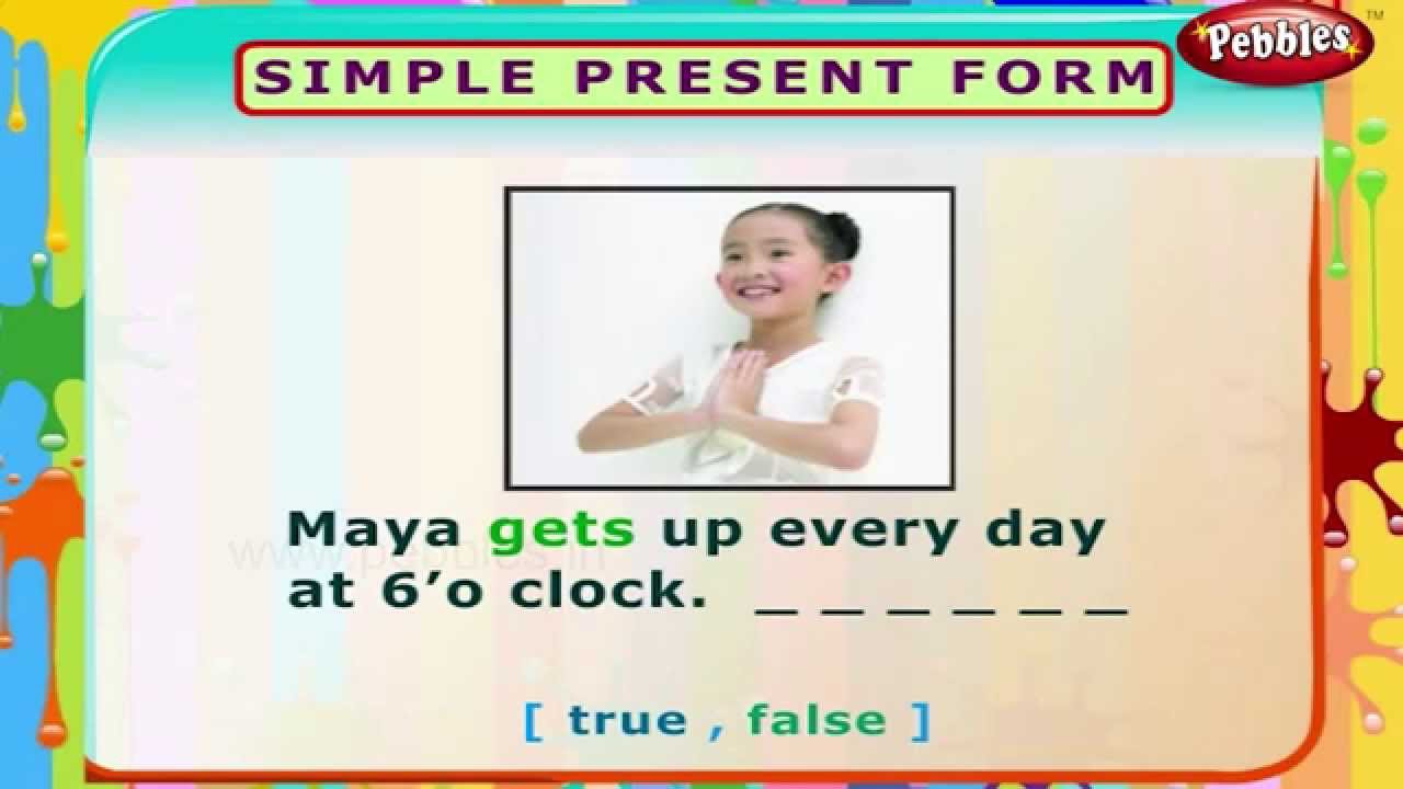 Simple Present Form | English Grammar Exercises For Kids | English Grammar For Children