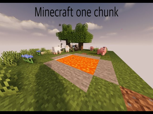 Minecraft One chunk Minecraft Map