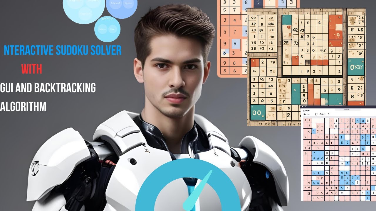 Interactive Sudoku Solver with GUI Using Python and Tkinter | Backtracking Algorithm