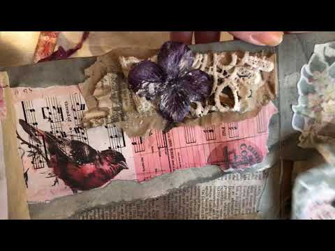 (SOLD. Thank you!) Playing with Grunge - File Folder Silent Flip Through