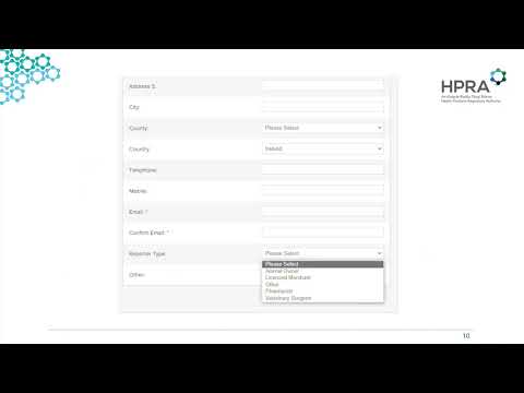 How to report an adverse event using the online reporting form