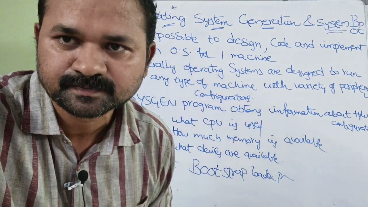 Operating System Generation || System Boot