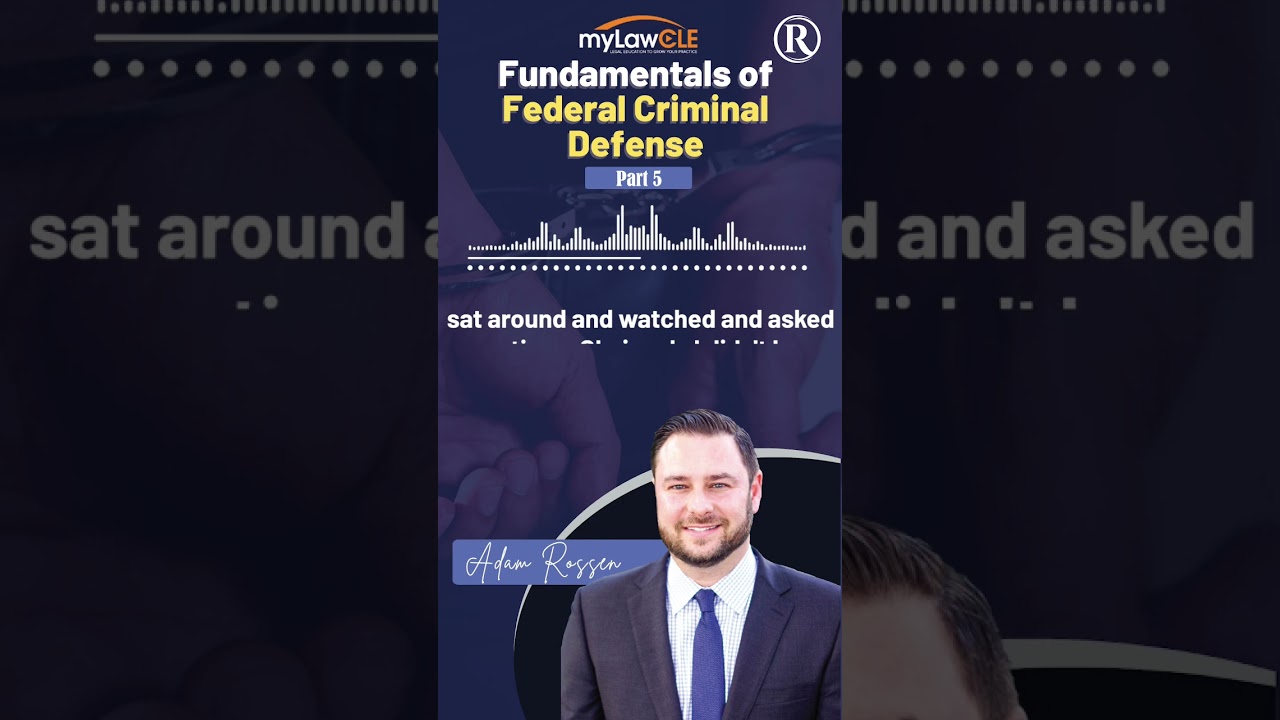 Fundamentals of Federal Criminal Defense