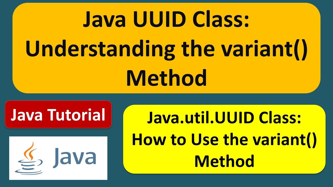 Java UUID Class: Understanding the variant() Method