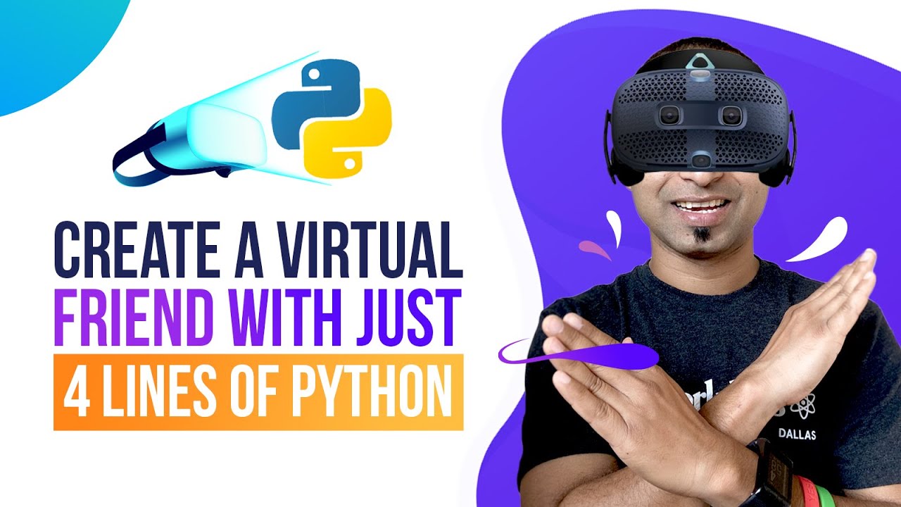 Create A Virtual Talking Friend with Just 4 Lines of Python || Programming Hero
