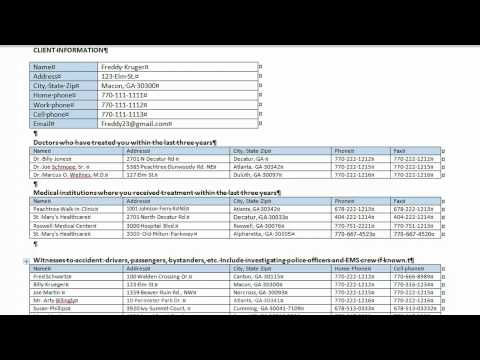 2: Entering Names