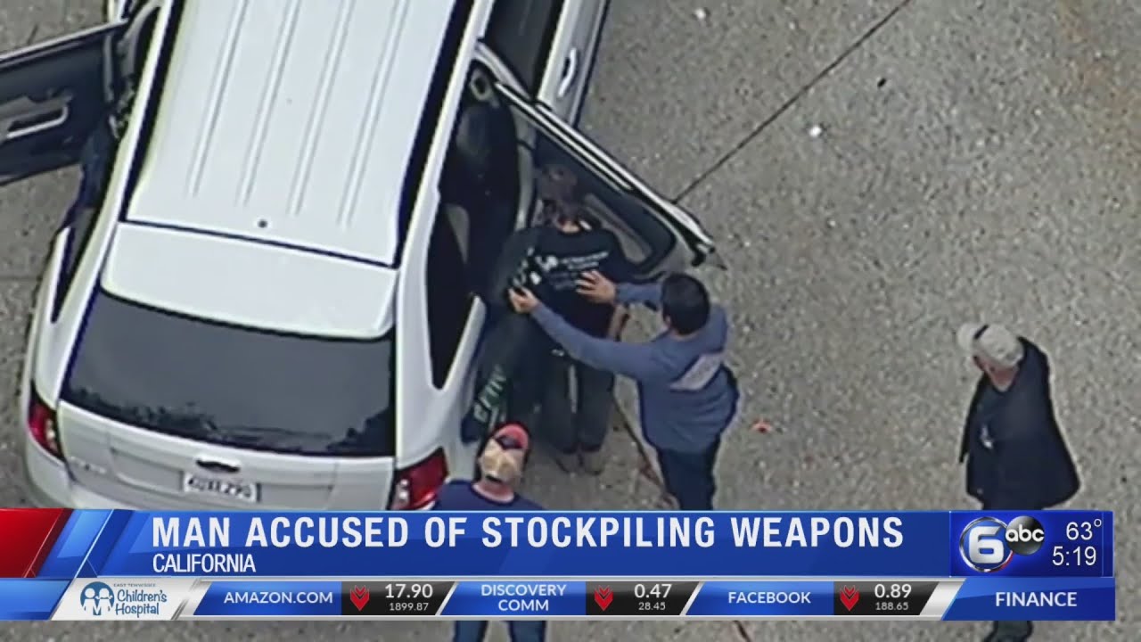 Suspect out of jail after 1,000 guns seized from LA mansion