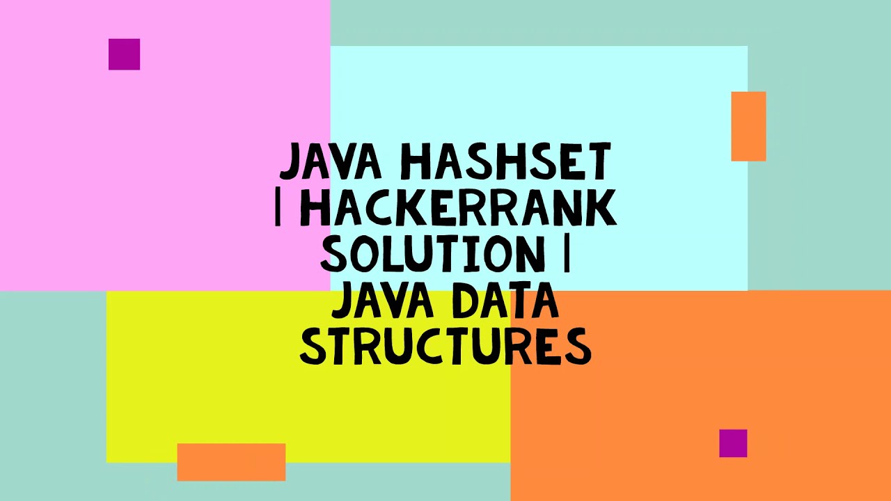 JAVA HASHSET | HACKERRANK SOLUTION | JAVA DATA STRUCTURES