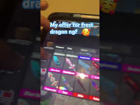 My offer for a frost dragon in adopt me ngf #adoptme #roblox #murdermystery2 #fyp #subscribe #ngf