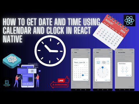 How to Create Date and Time Picker in React Native | Custom Calendar ...