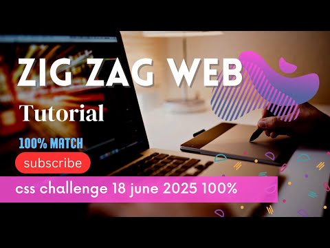 How to Make a Zig Zag Website Layout | Modern Web Design Tutorial (HTML & CSS)