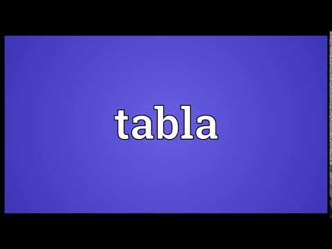Tabla Meaning | Wordogram