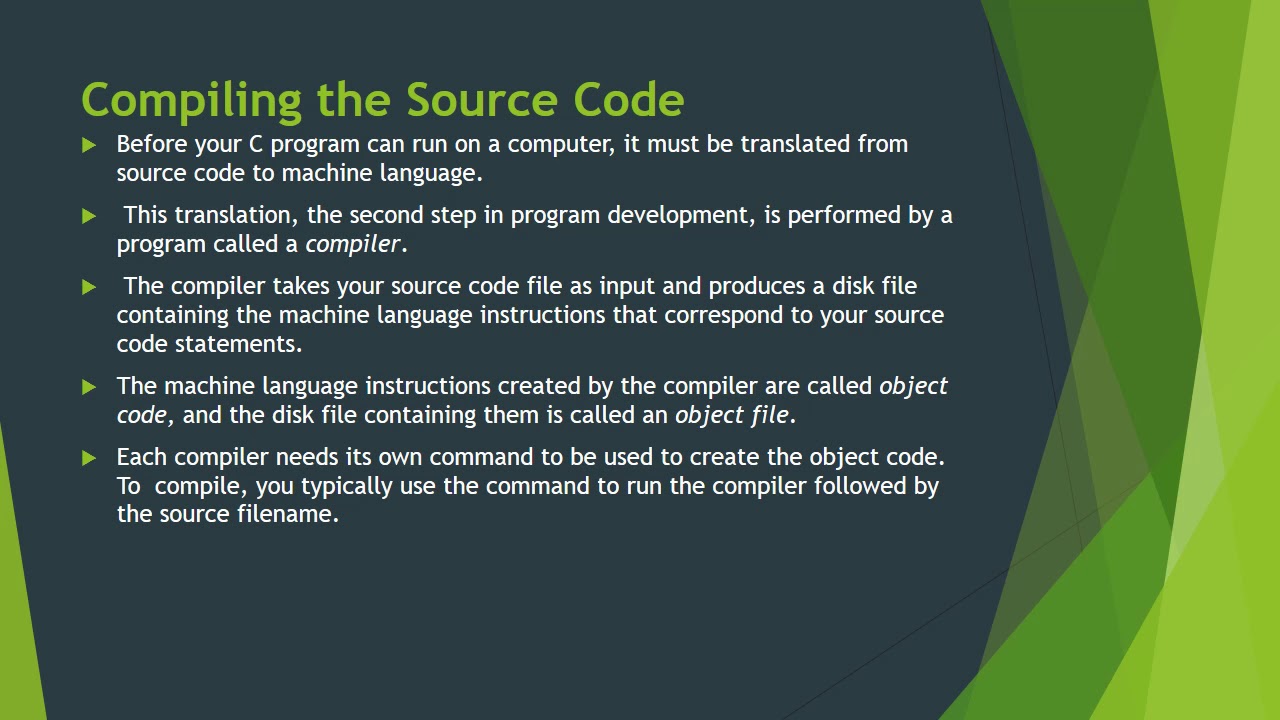 program development cycle in c ppt