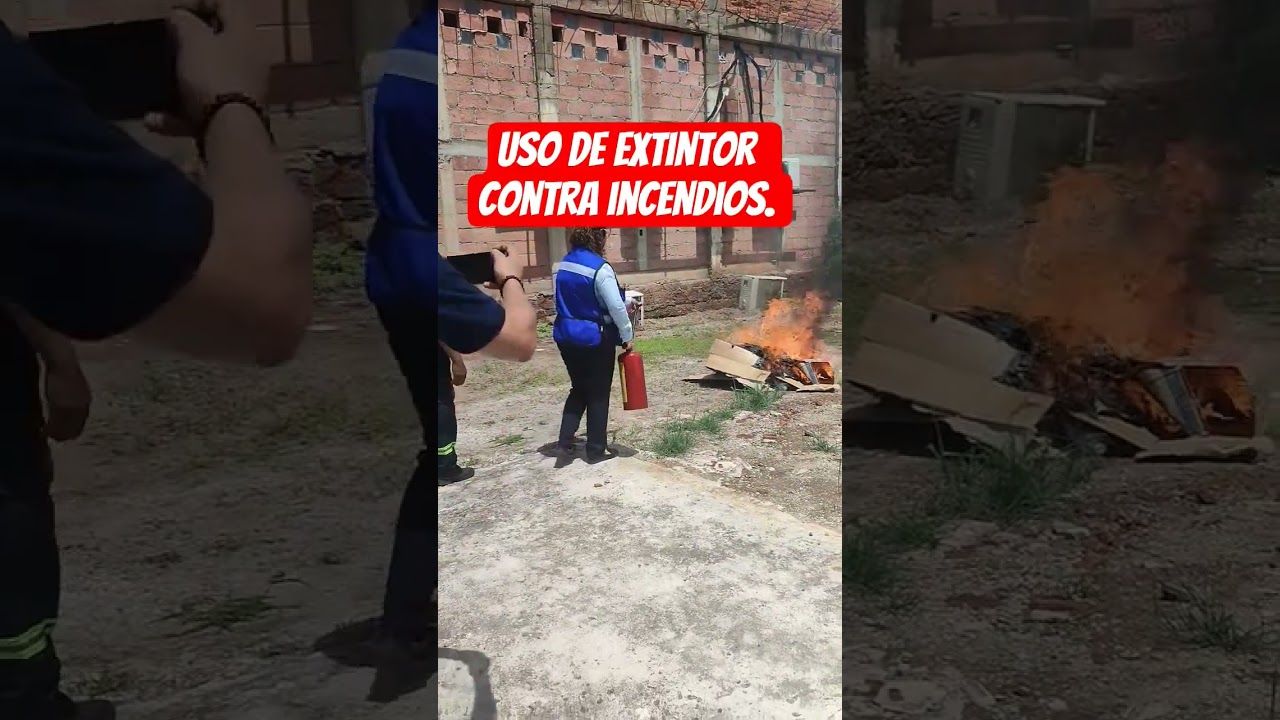 capacitación contra #incendios #riesgoslaborales #proteccióncivil