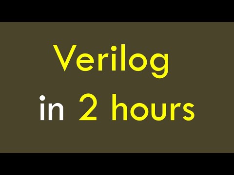 Verilog in 2 hours [English]