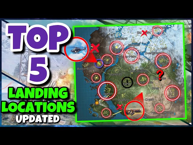 Top 5 locations to land in COD Mobile Battle Royale