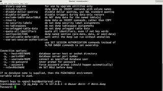 pg_restoreを実行すると、ファイルのヘッダに"[archiver] unsupported version (1.13)が表示されます。