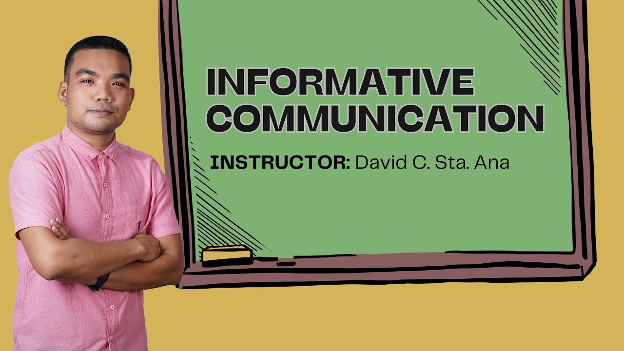 Informative Communication| Sir David TV