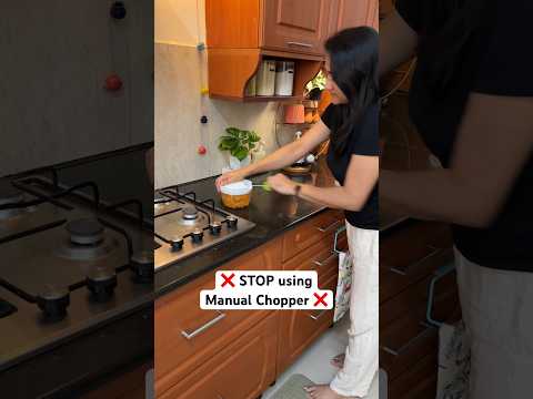 🚫STOP using manual chopper😱 #shorts #youtubeshorts #chopper #kitchengadgets #kitchen #amazon