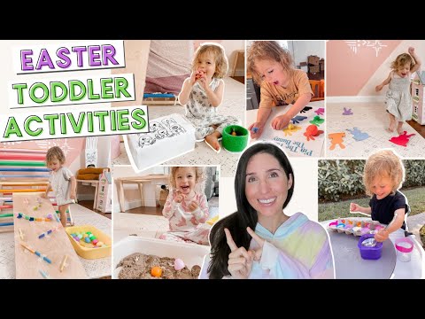 9 BEST Easter Activities for Toddlers + Preschoolers: Simple, Indoor, At Home [+FREE PRINTABLE!]