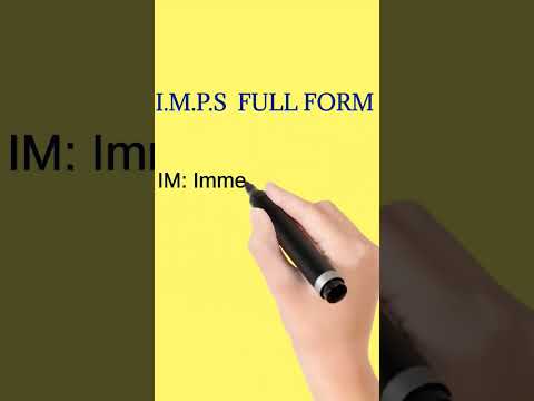 I.M.P.S full form | full form of IMPS | #full form