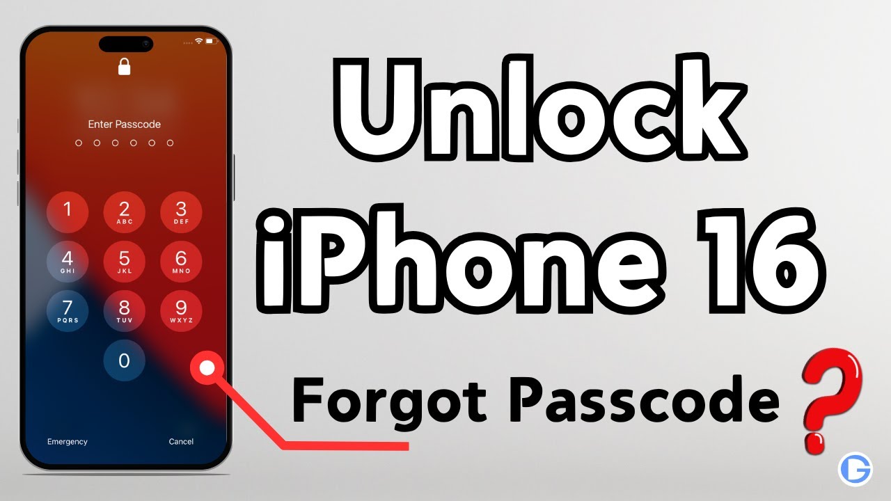 How to Unlock iPhone 16 Without Passcode Or Computer| Forgot Passcode| iPhone 16 Is Unavailable