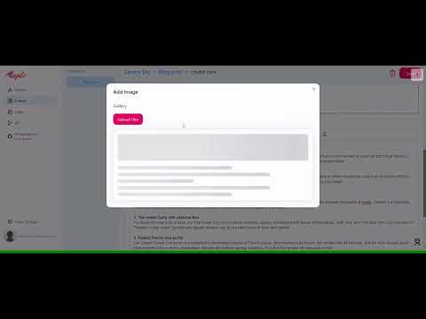 Maple CMS - 5 min overview