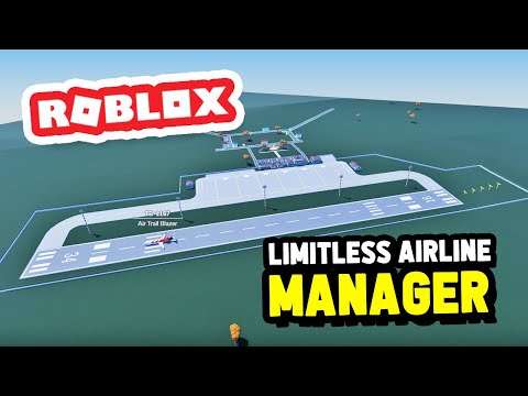Managing My Own AIRLINE COMPANY in Roblox Limitless Airline Manager