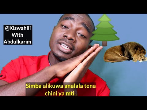 Swahili story; The Lion and The Mouse
