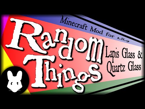 Minecraft mod Random Things: Lapis Glass & Quartz Glass Bit-by-Bit