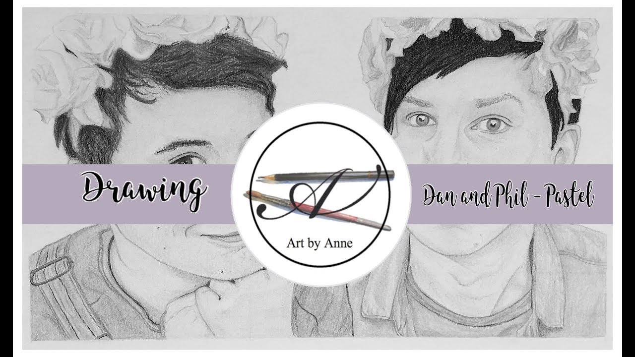 Drawing Dan and Phil - Pastel PART THREE | Art by AnneVerhoef