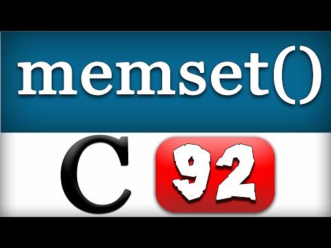 Learn memset Function in C Programming Language Video Tutorial - Mind Luster