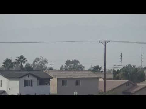 Panoramic View of Calexico Pollution for Sunday 1/3/2021 10am