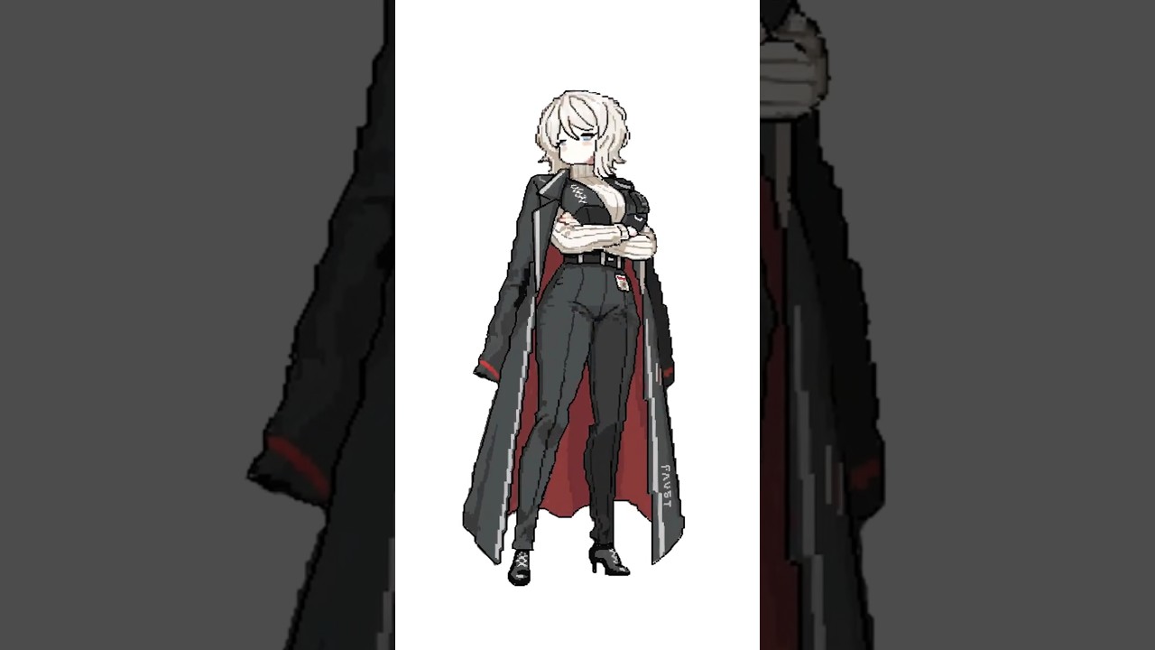 Faust Limbus Company Pixel Art Speed Drawing #speedpaint #pixelart #digitalart #faust #limbuscompany