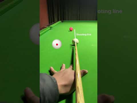 Aiming and mastering the cut shots in snooker & billiards #snooker #billiards #tipsandtricks
