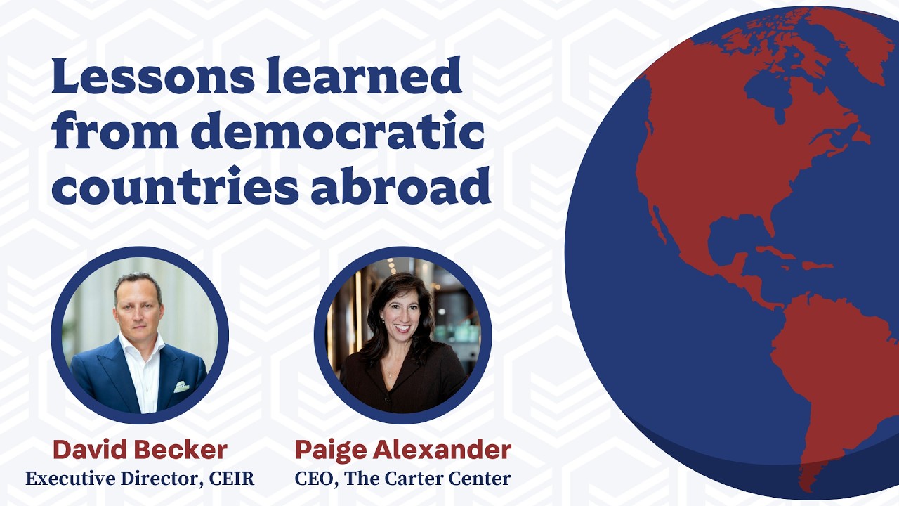 Trust Elections series: Lessons from democratic countries abroad