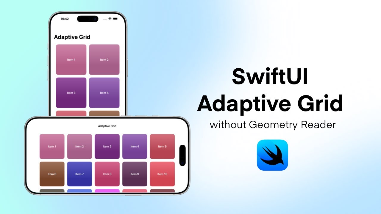 SwiftUI Adaptive Grid Tutorial | Responsive Grids in SwiftUI | LazyVGrid with Adaptive GridItem