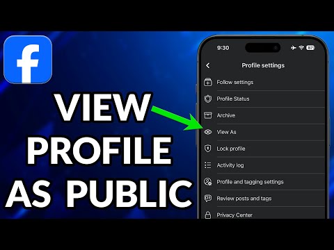 How To View Facebook Profile As Public