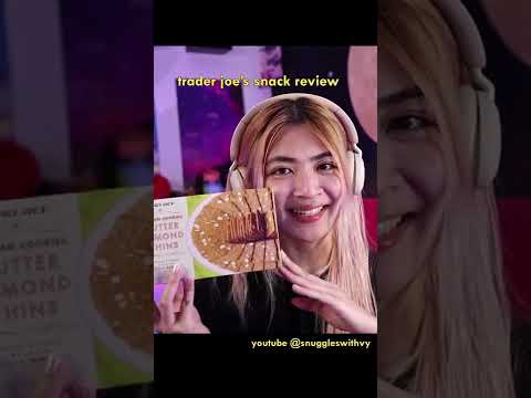 🍪best trader joe's cookies - almond butter biscuits | a yummy snack review, stream highlight