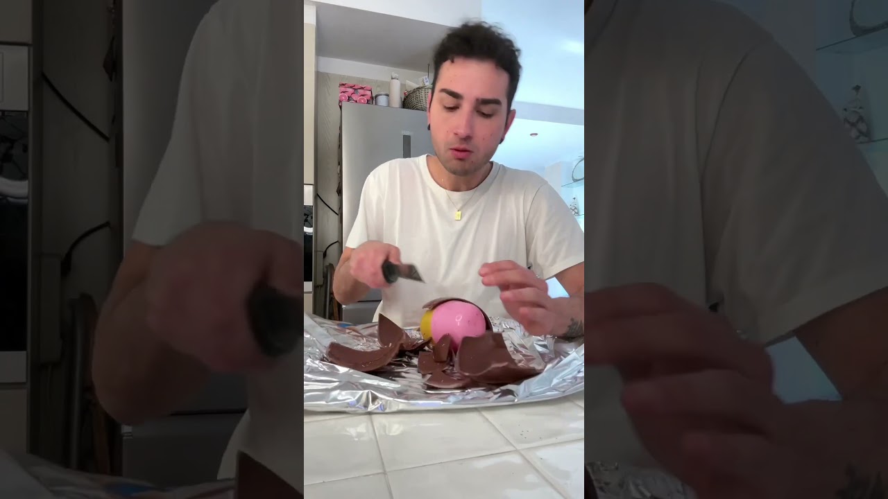 How to open chocolate egg